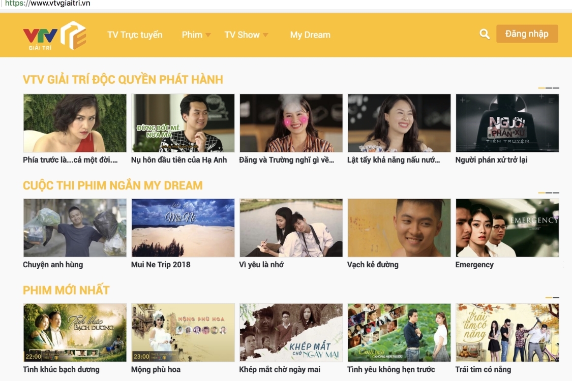 Hướng dẫn tải VTV Giải Trí - Ứng dụng xem phim, TV trực tuyến